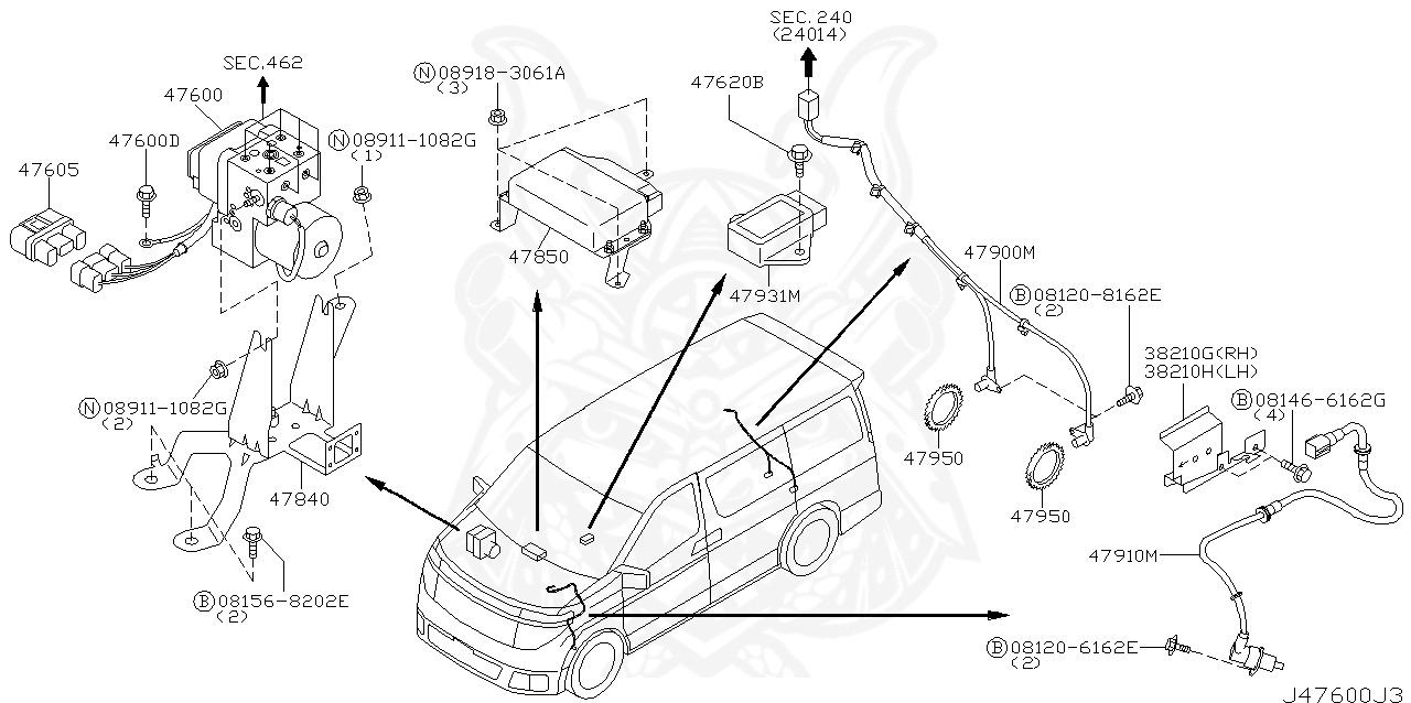01125-N6021 - Nissan - Bolt - Nengun Performance