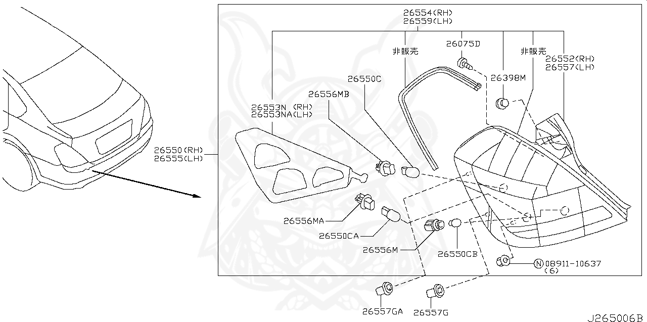26261-89962 - Nissan - Bulb - Nengun Performance
