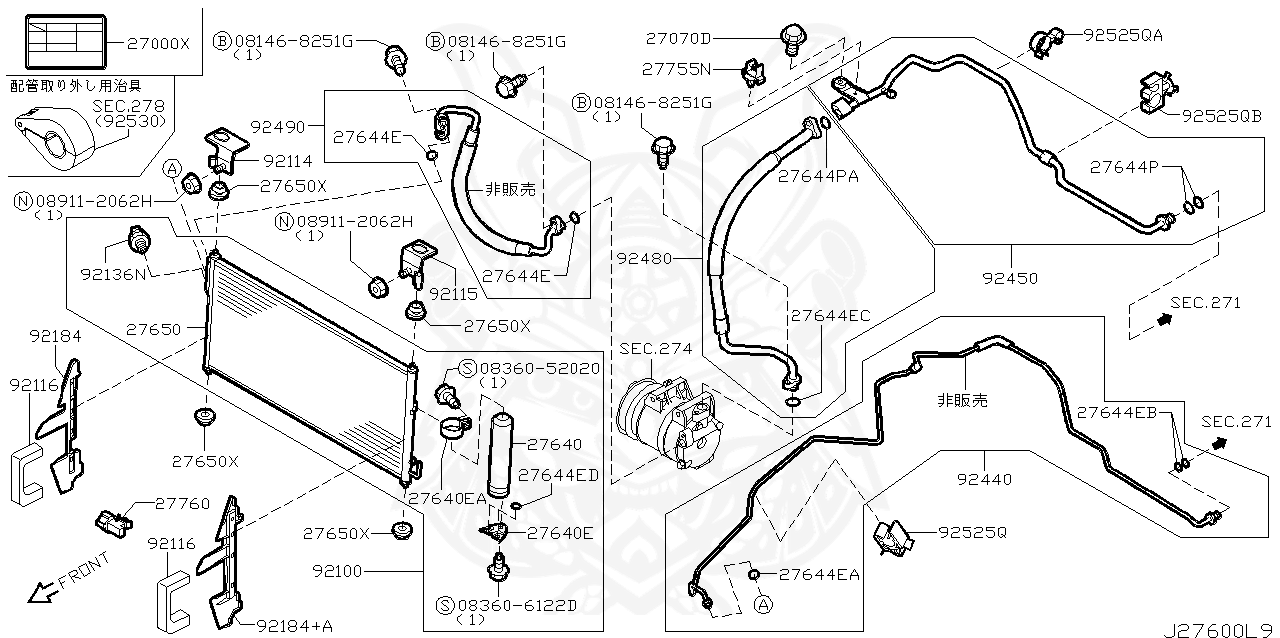 92136-6J010 - Nissan - Pressure Sensor Assembly - Nengun Performance
