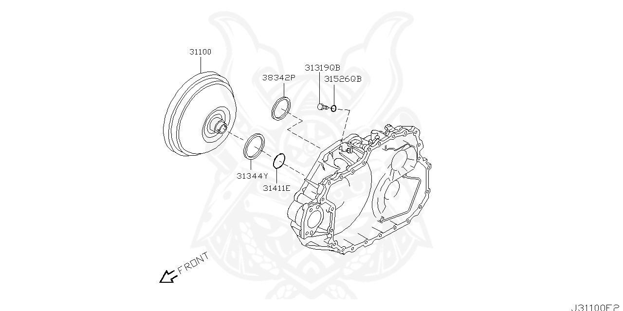 31375-1XD00 - Nissan - Seal, Oil Oil Pump - Nengun Performance
