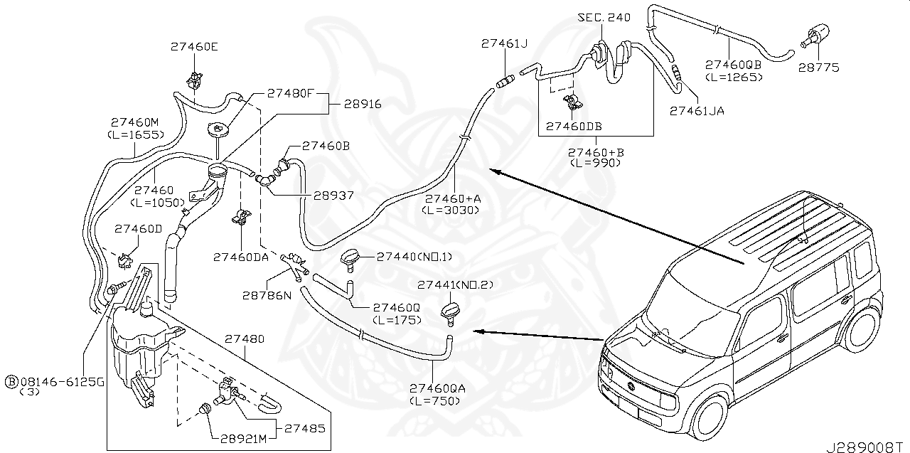 01651-00601 - Nissan - Grommet - Nengun Performance