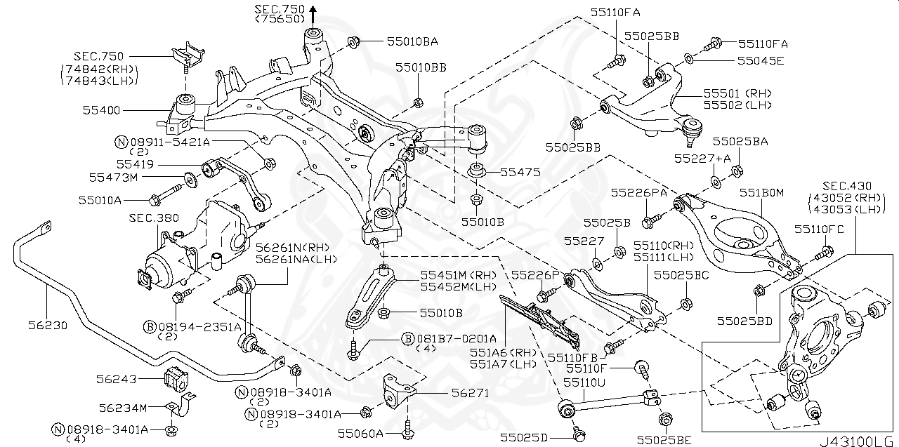 55479-4P00A - Nissan - Bolt - Nengun Performance