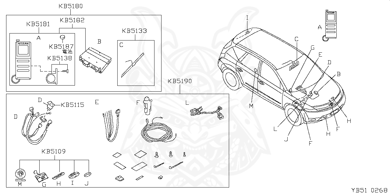 28599-9Y000 - Nissan - Battery, Remote Control Unit - Nengun Performance