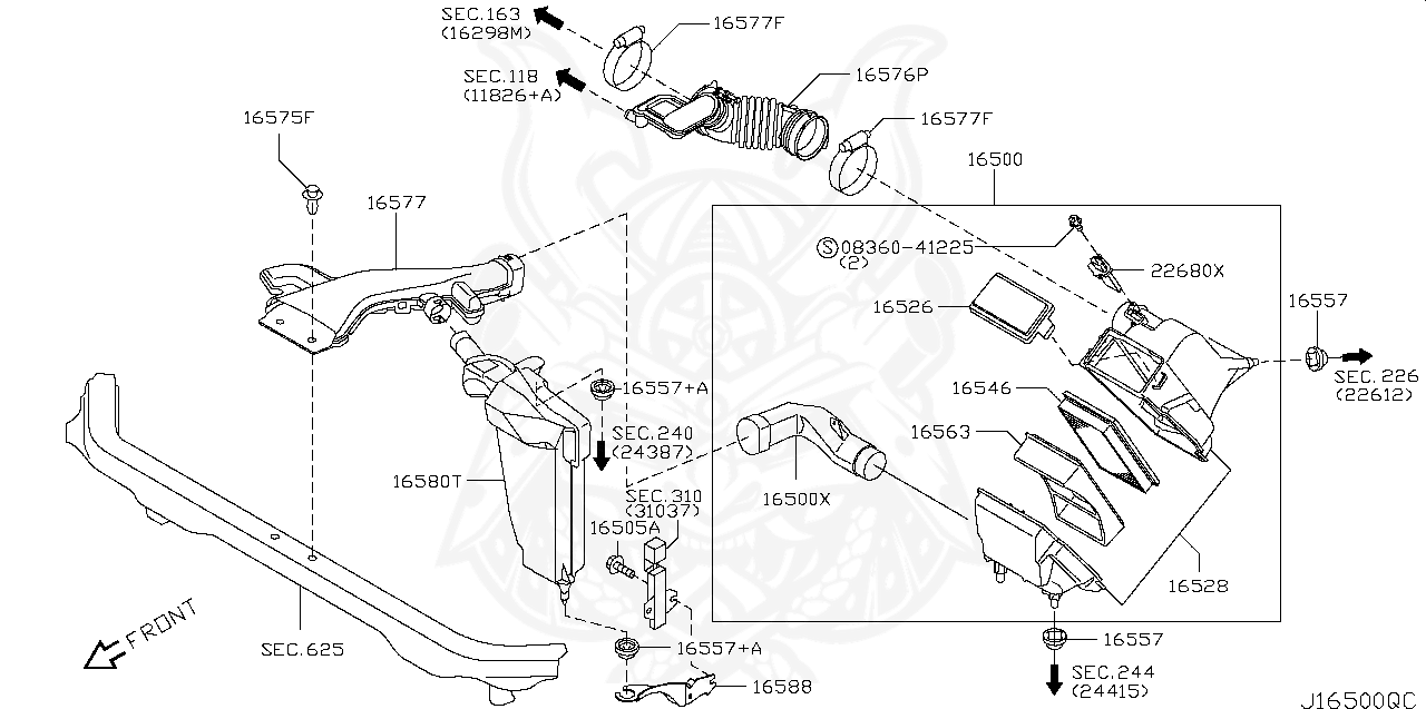 01553-10501 - Nissan - Clip - Nengun Performance