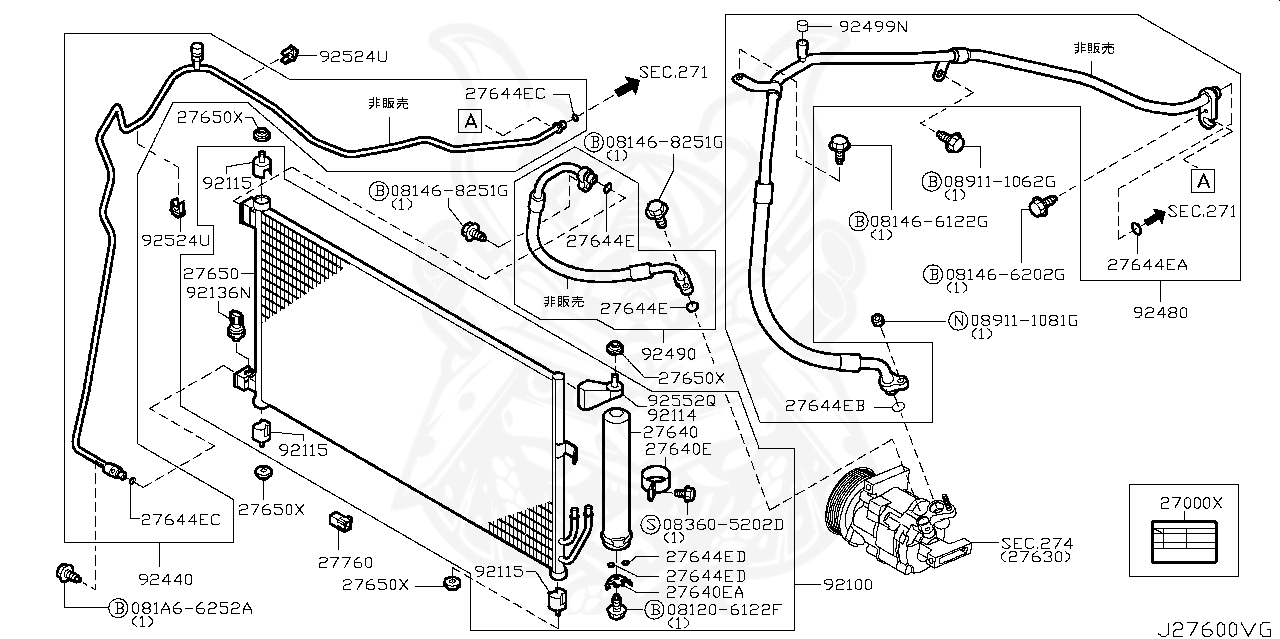 92136-6J010 - Nissan - Pressure Sensor Assembly - Nengun Performance