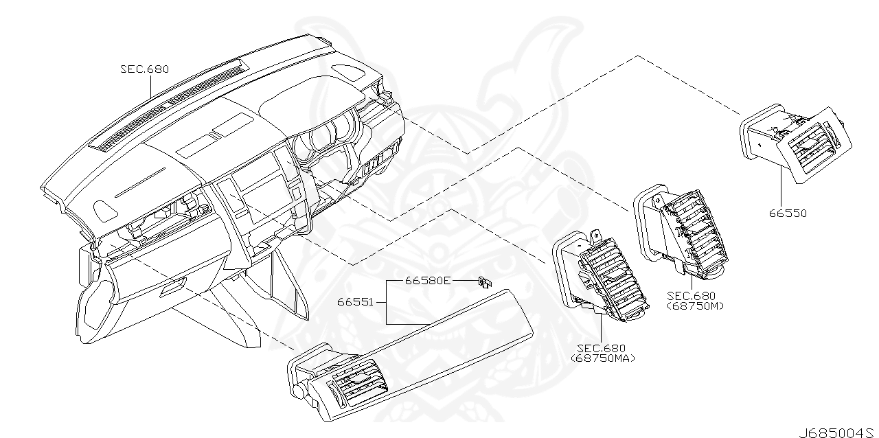 96938-4U01A - Nissan - Clip - Nengun Performance