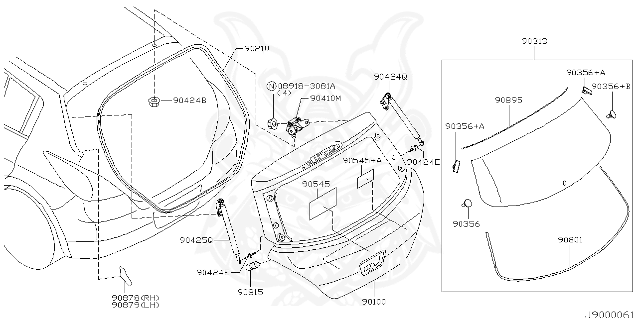 01225-00521 - Nissan - Nut - Nengun Performance