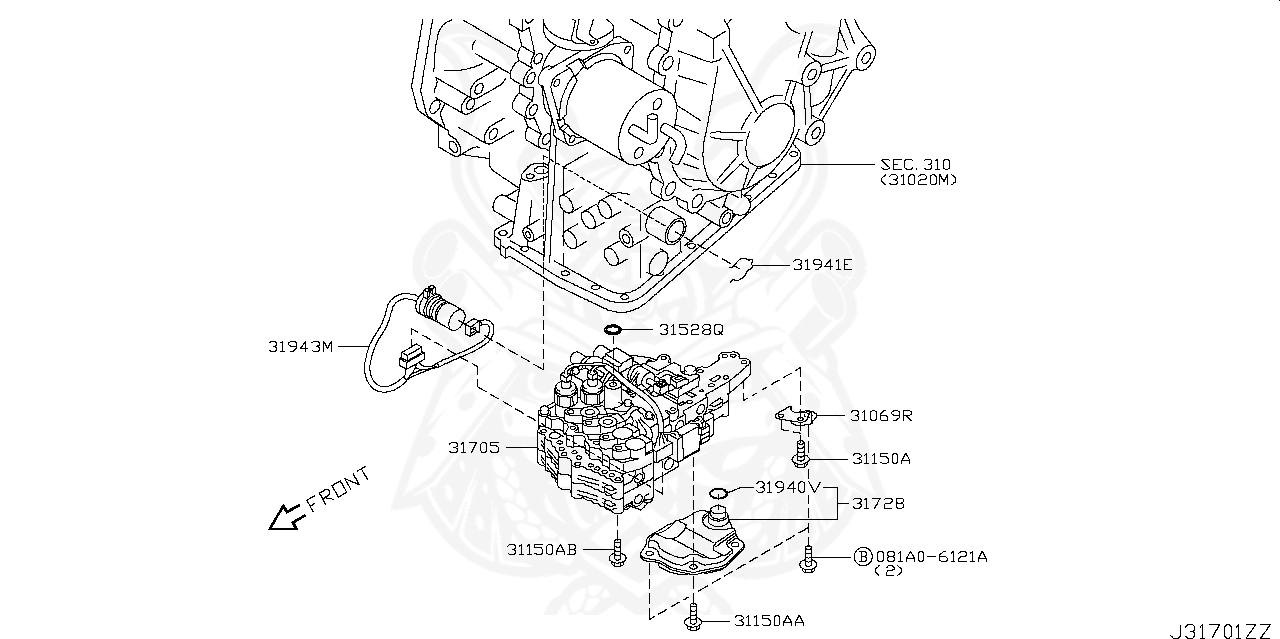 31705-1XF01 - Nissan - Control Valve Assembly - Nengun Performance