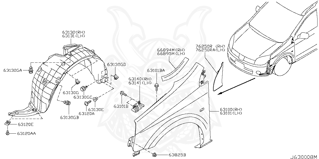01454-N5061 - Nissan - Screw, Taping - Nengun Performance