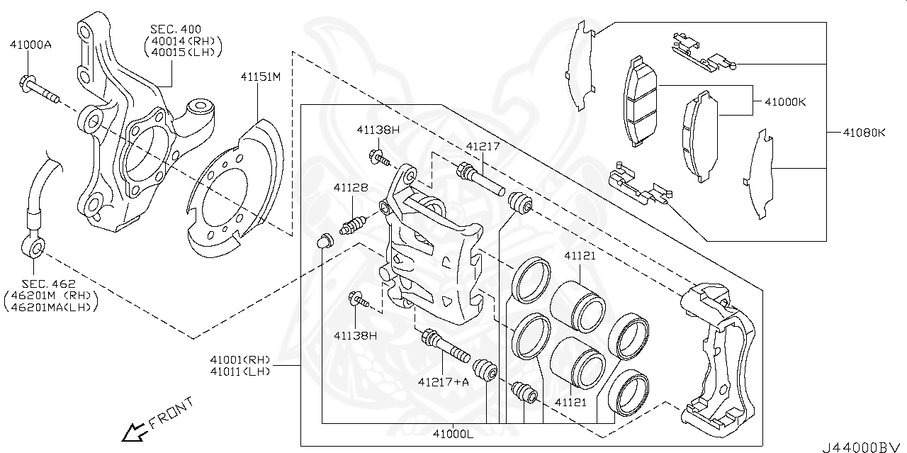41005-AU00A - Nissan - Bolt - Nengun Performance