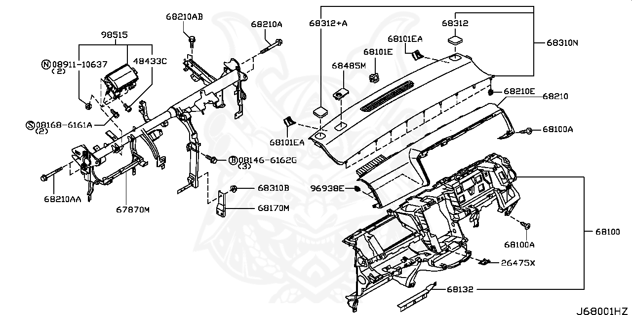 96938-ED000 - Nissan - Clip - Nengun Performance