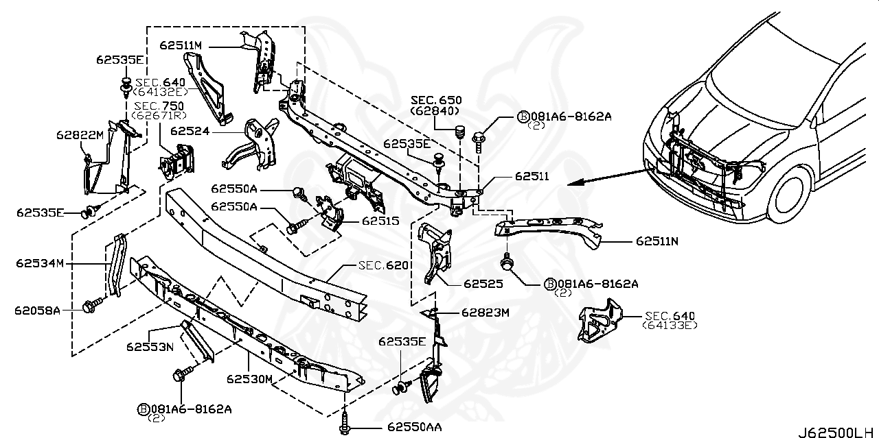01553-05933 - Nissan - Clip - Nengun Performance