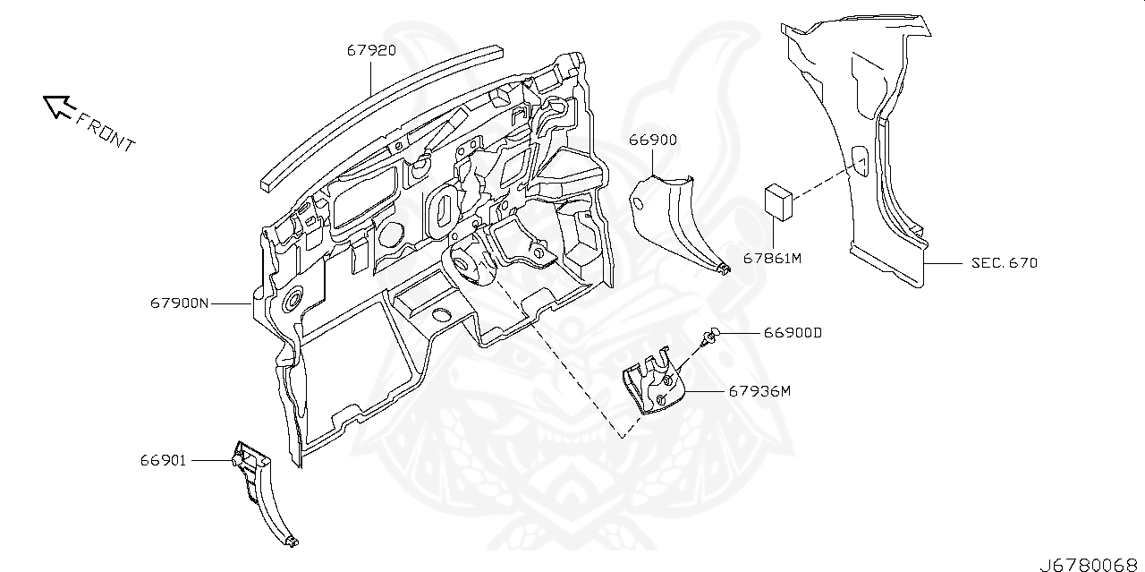 01553-05933 - Nissan - Clip - Nengun Performance