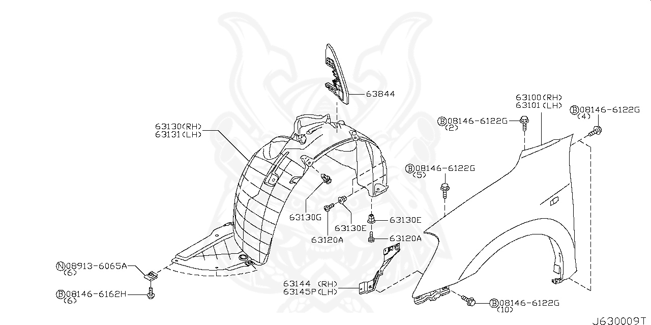 01281-00831 - Nissan - Grommet, Screw - Nengun Performance