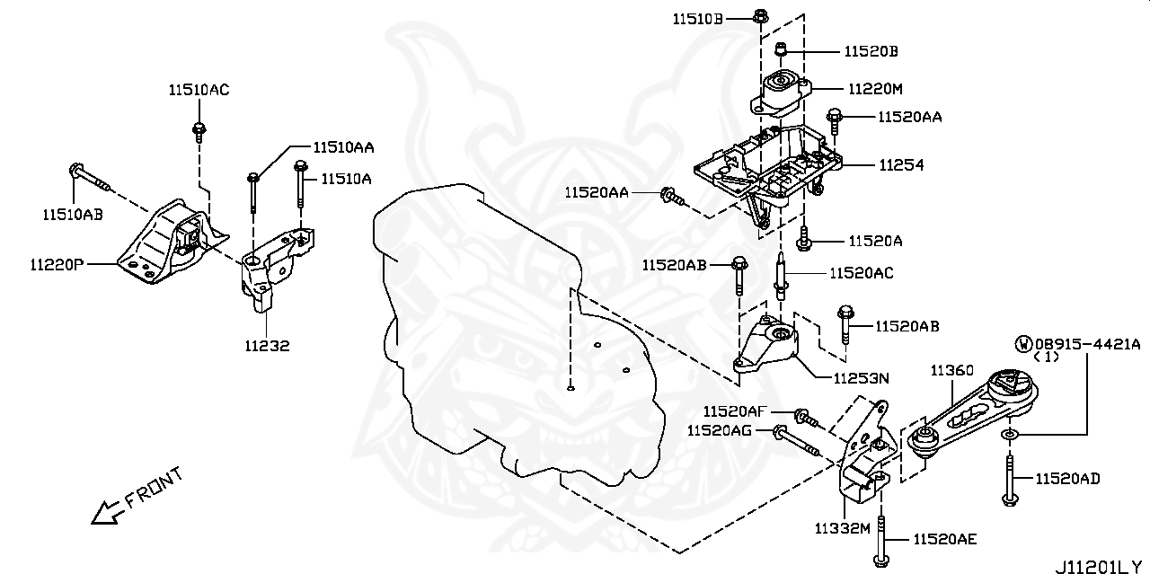 01225-N2011 - Nissan - Nut - Nengun Performance