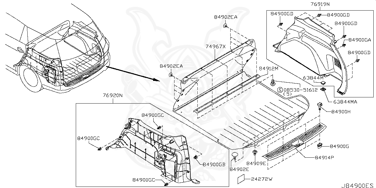 01553-30001 - Nissan - Clip - Nengun Performance