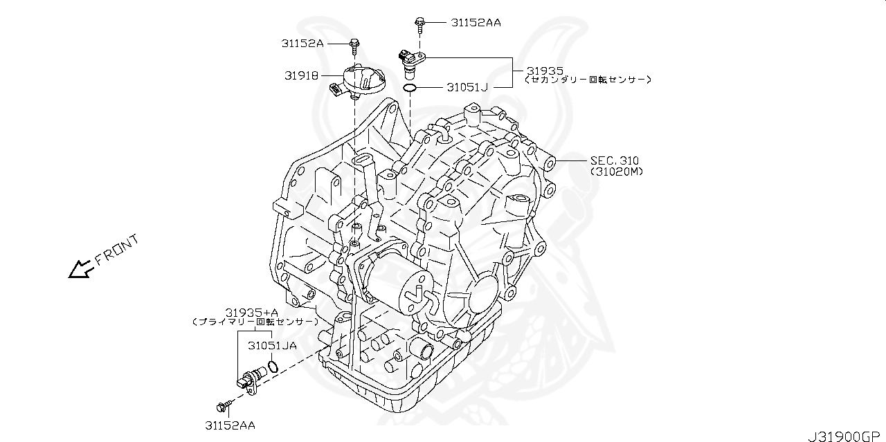 31935-1XF01 - Nissan - Sensor Assembly, Revolution - Nengun Performance