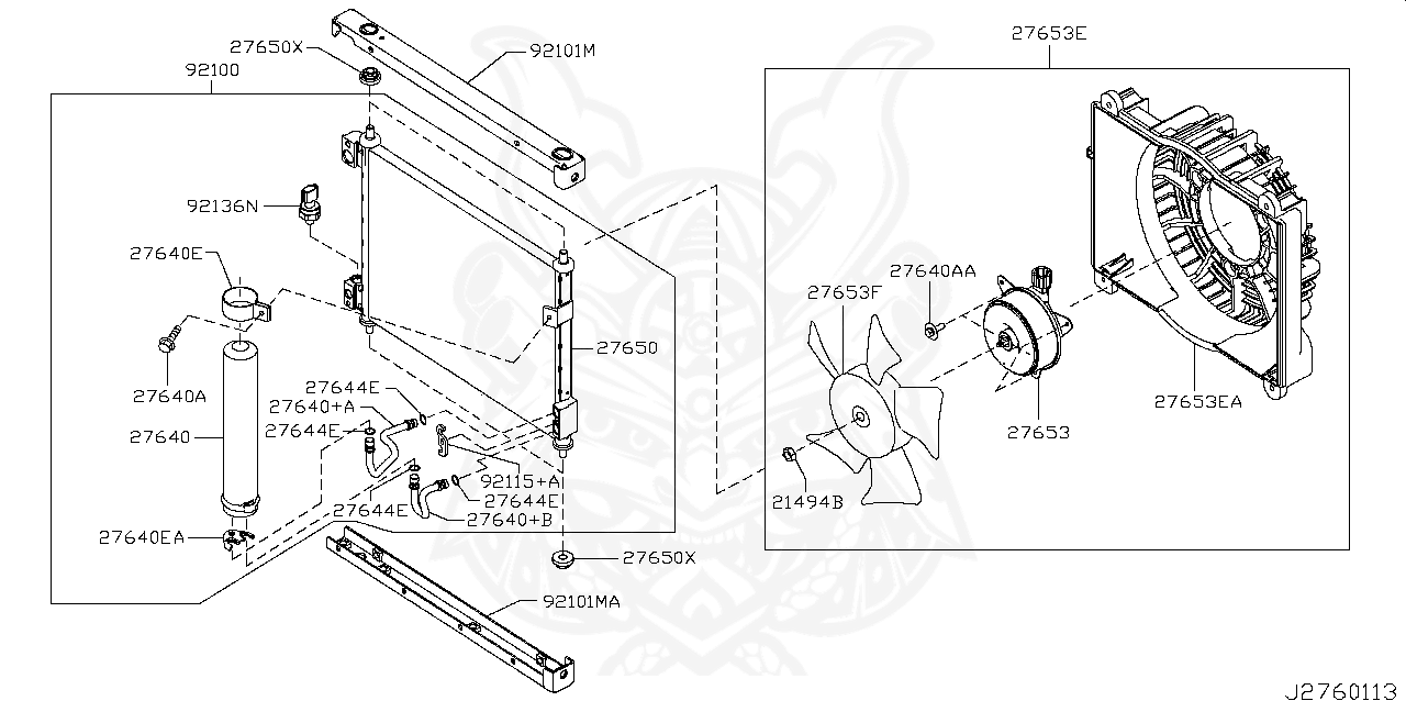 92136-6J010 - Nissan - Pressure Sensor Assembly - Nengun Performance