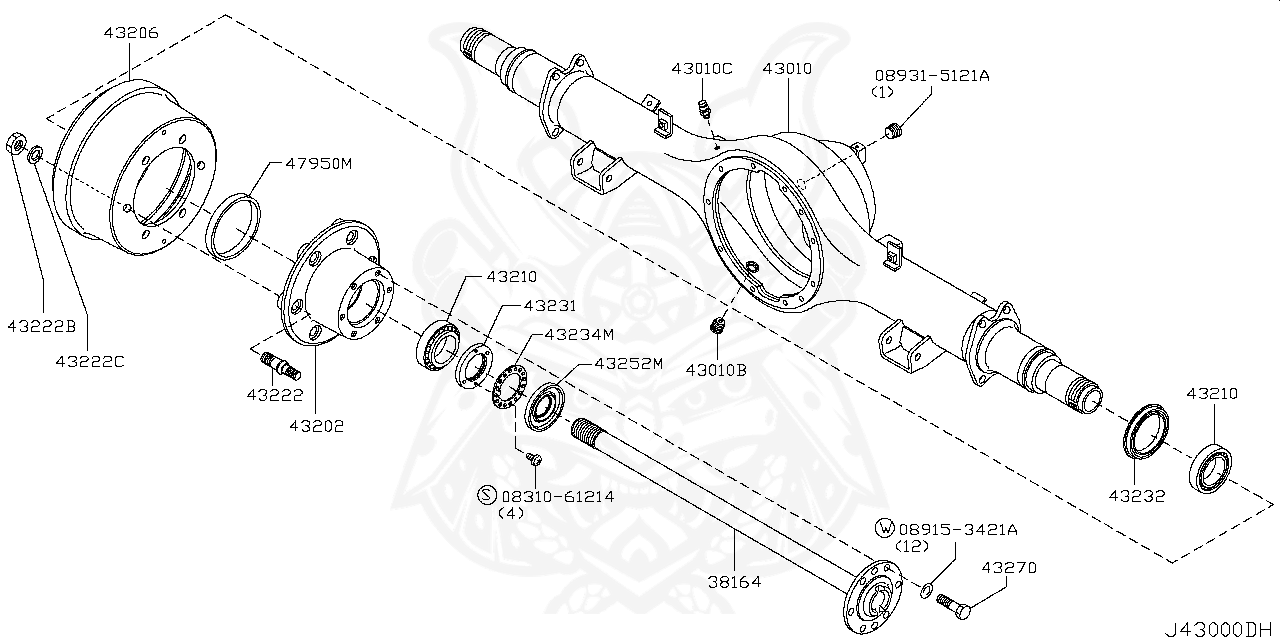 32103-U840A - Nissan - Rear Diff Drain Plug - Nengun Performance