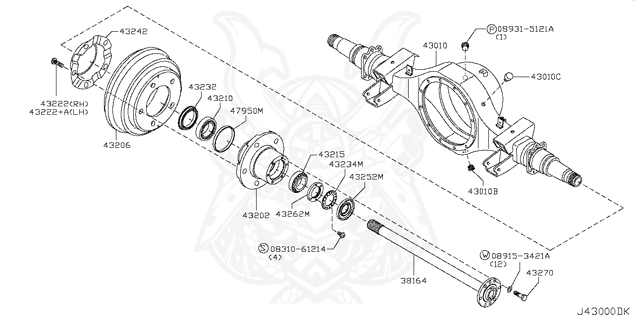 43254-0T000 - Nissan - Oil Seal - Nengun Performance