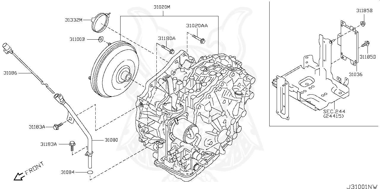 01225-N6011 - Nissan - Nut - Nengun Performance