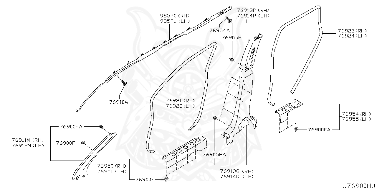 01553-08911 - Nissan - Clip, Trim - Nengun Performance