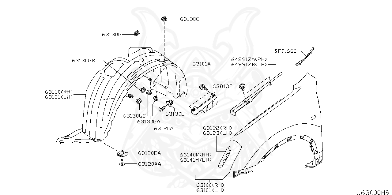 01553-05933 - Nissan - Clip - Nengun Performance