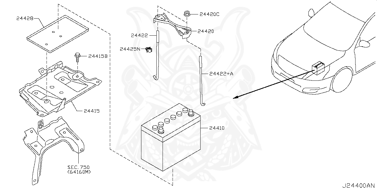 01225-N6011 - Nissan - Nut - Nengun Performance