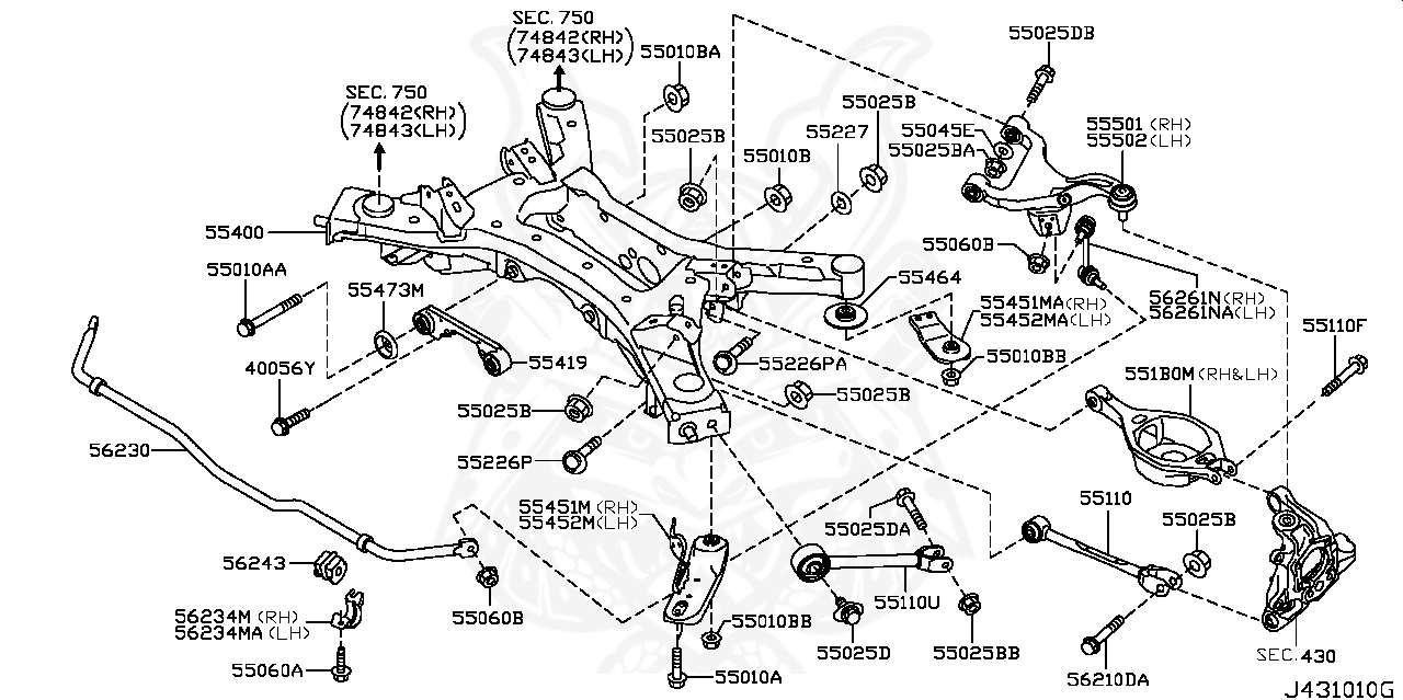 40262-JA000 - Nissan - Nut - Nengun Performance