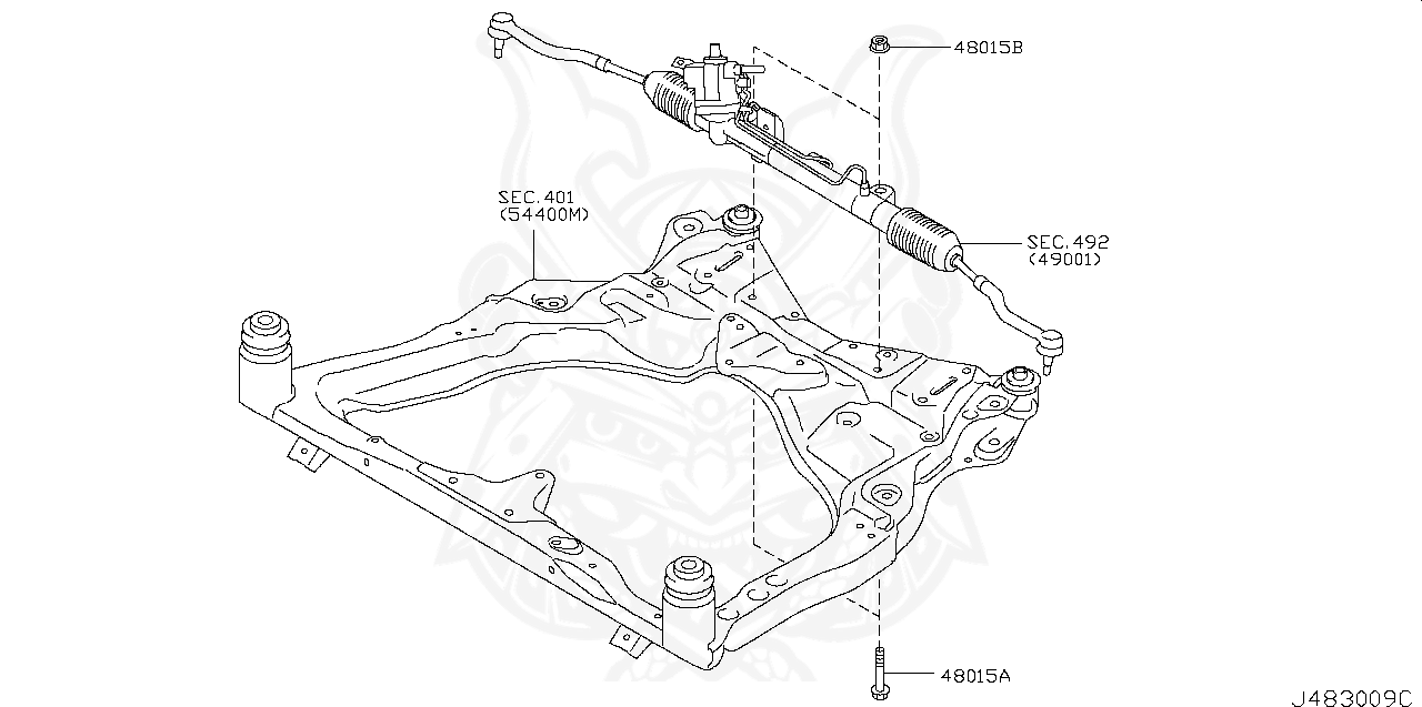 54588-EN00A - Nissan - Nut - Nengun Performance