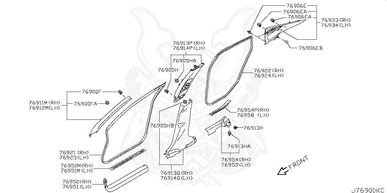 01553-30001 - Nissan - Clip - Nengun Performance