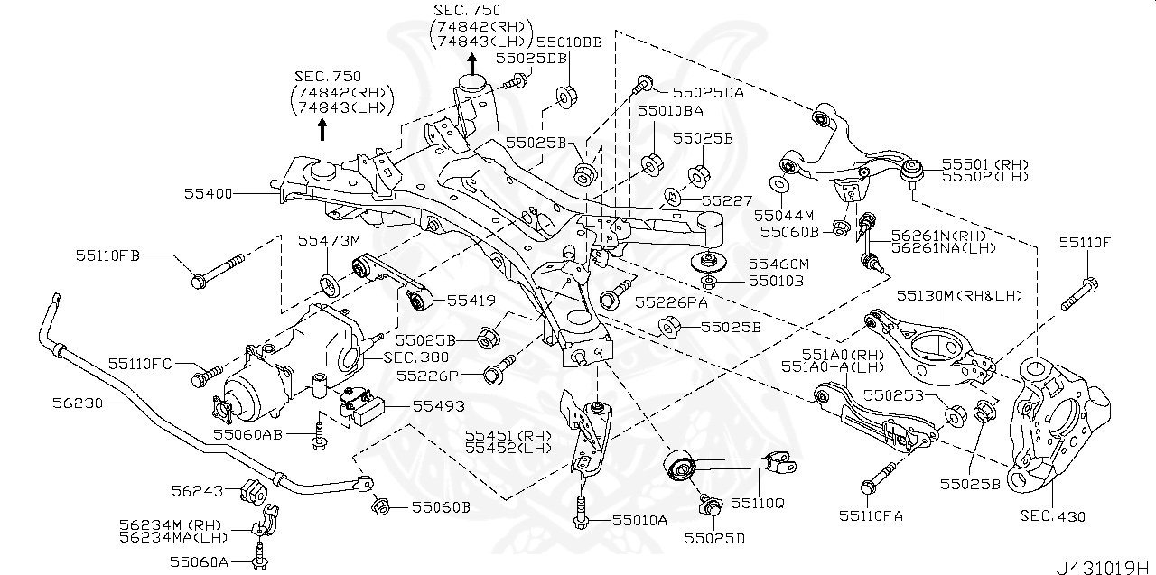 40262-JA000 - Nissan - Nut - Nengun Performance