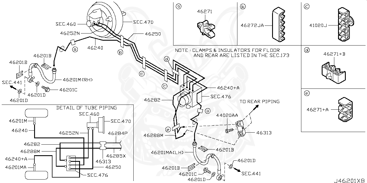 46356-0E00A - Nissan - Clutch Fluid Feed Bolt - Nengun Performance