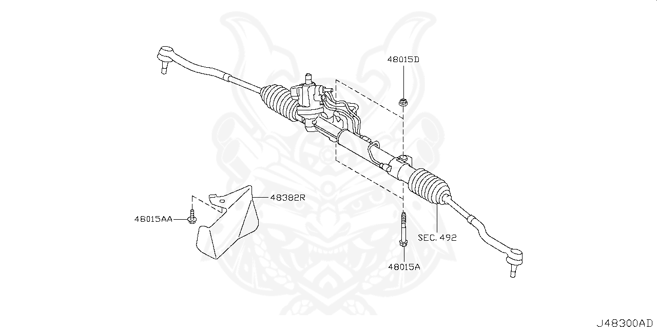 54588-EN00A - Nissan - Nut - Nengun Performance