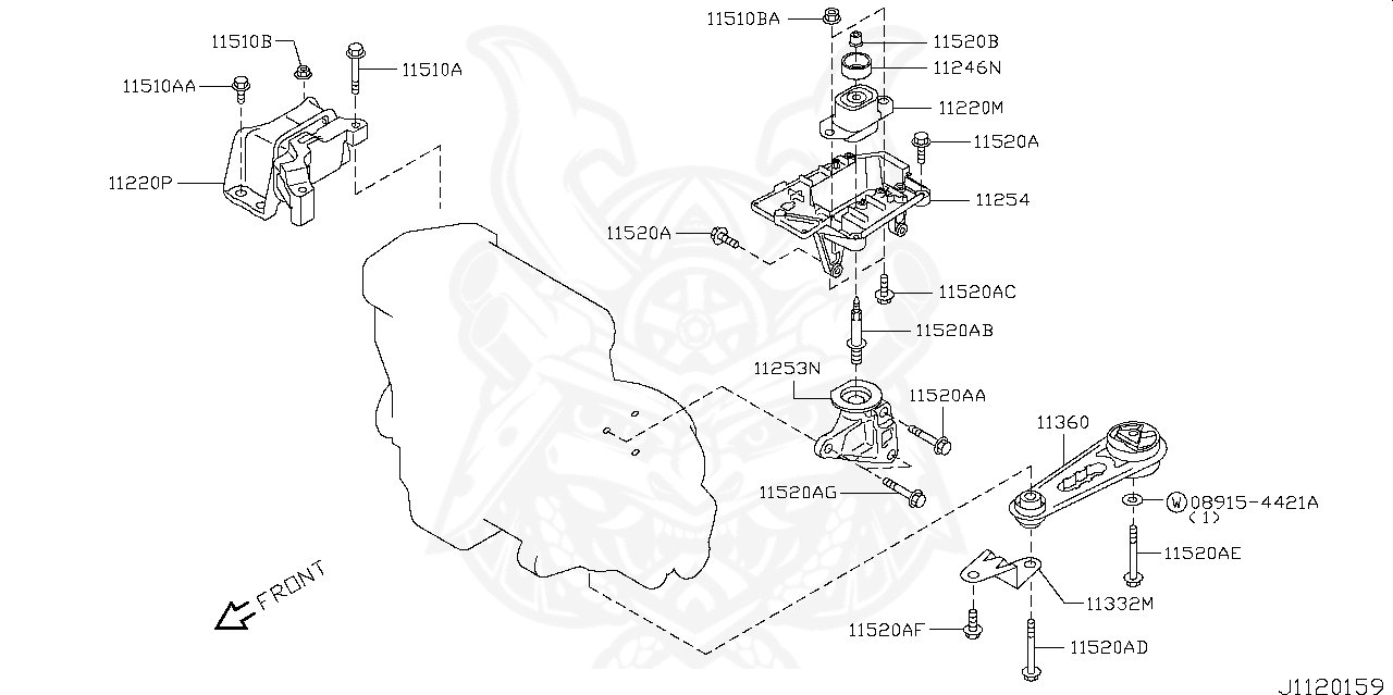 01225-N2011 - Nissan - Nut - Nengun Performance