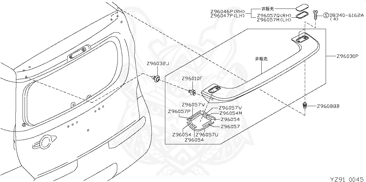 76882-6P000 - Nissan - Clip - Nengun Performance