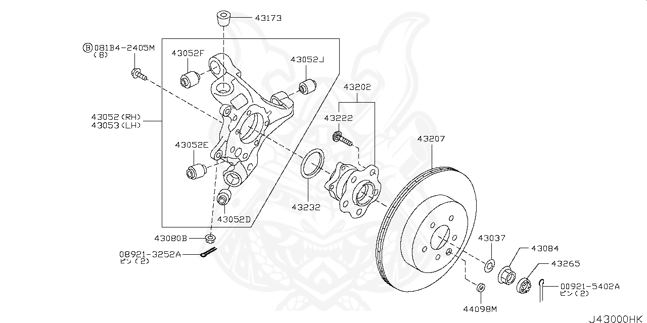 40263-1CA0A - Nissan - Cap, Adjuster - Nengun Performance