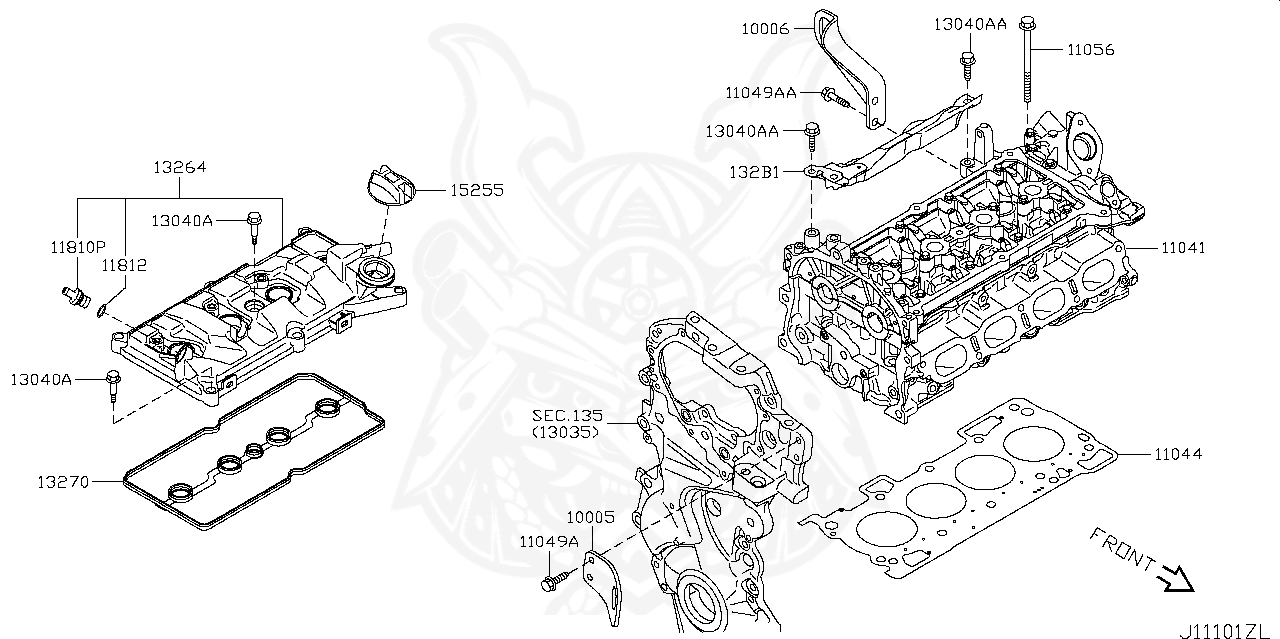 13270-EN200 - Nissan - Gasket, Rocker Cover - Nengun Performance