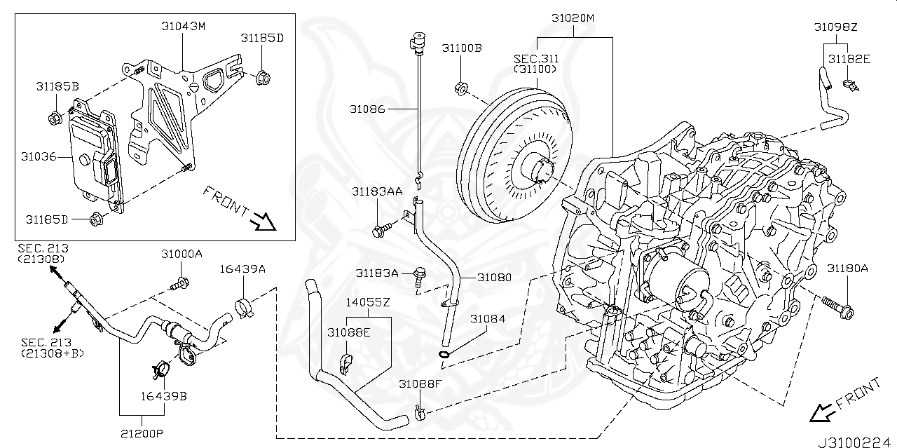 01125-N8031 - Nissan - Bolt, Front Bumper - Nengun Performance