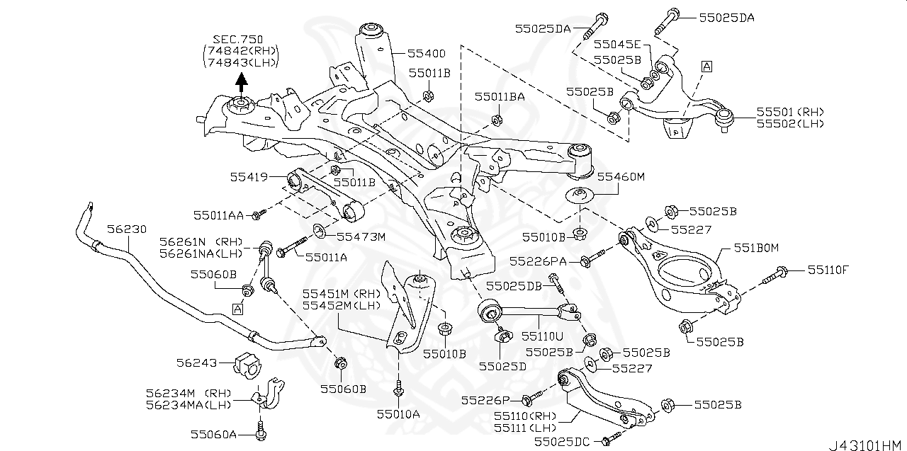 40262-JA000 - Nissan - Nut - Nengun Performance