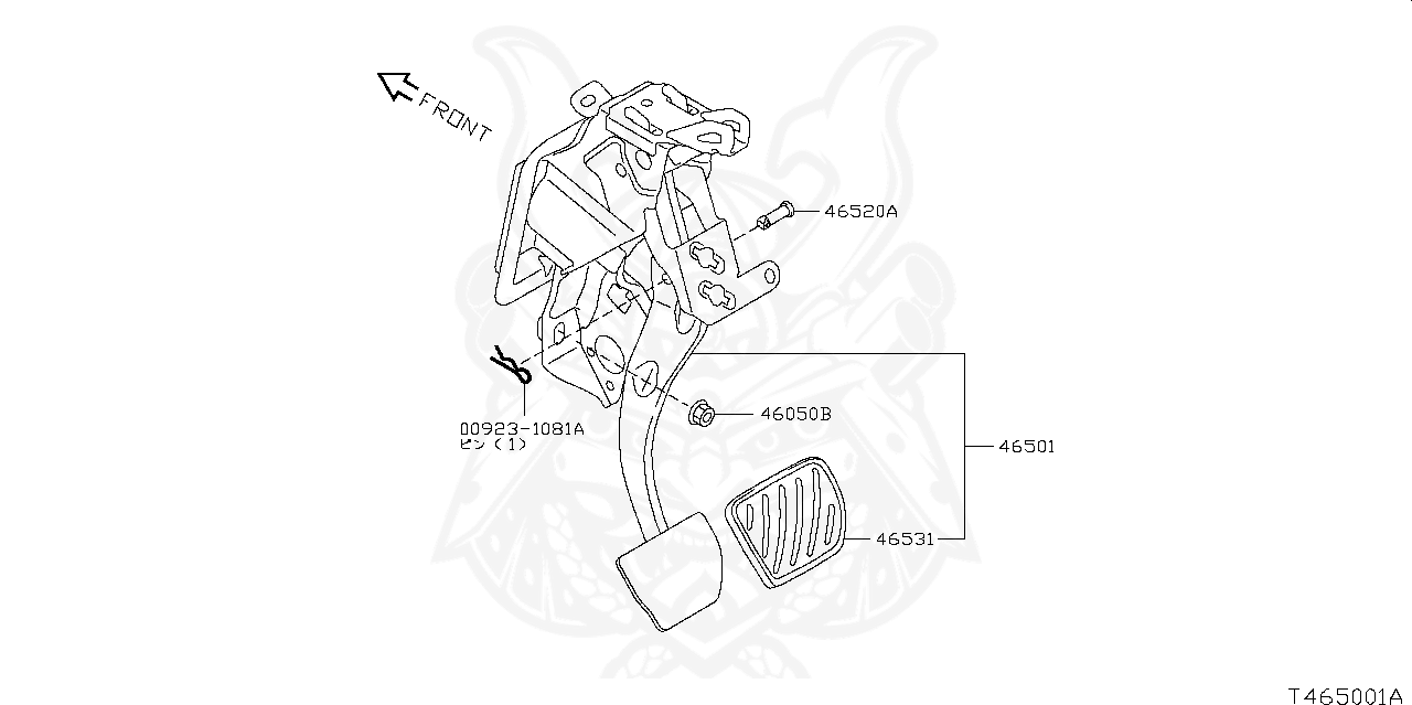 46123-03W1A - Nissan - Pin, Clevis - Nengun Performance