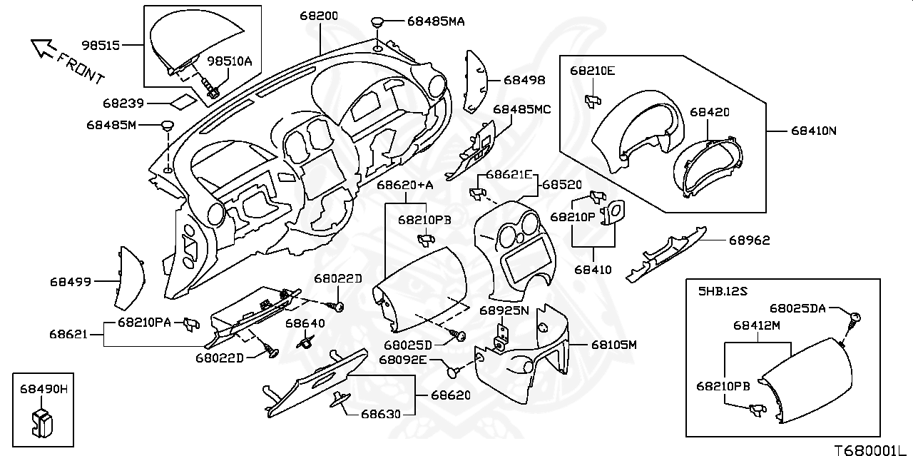 96938-4U01A - Nissan - Clip - Nengun Performance