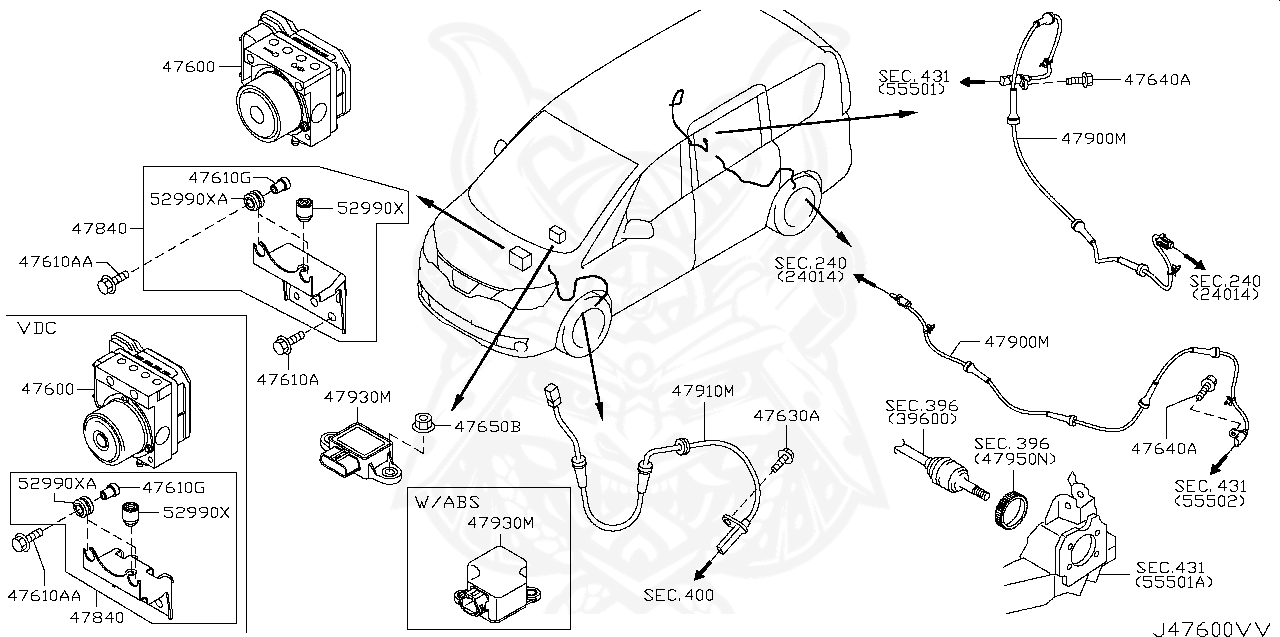 01225-N6011 - Nissan - Nut - Nengun Performance