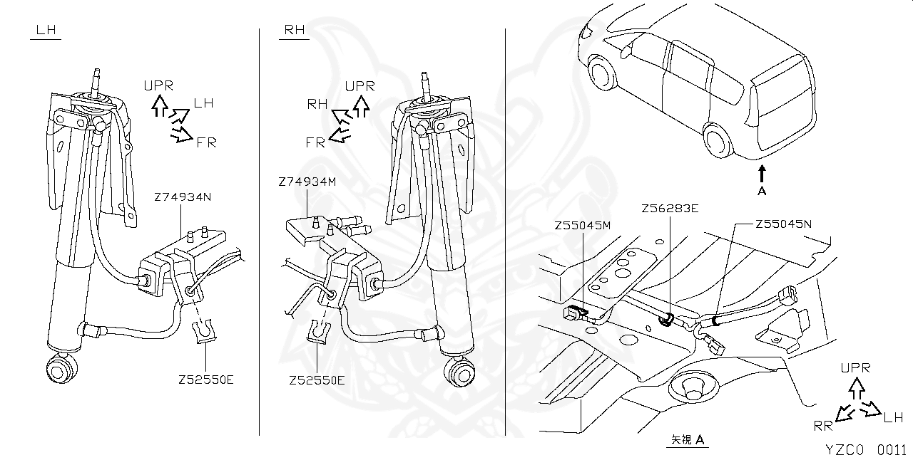 46206-2J00A - Nissan - Spring, Lock Brake Hose - Nengun Performance
