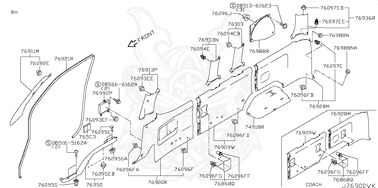 01553-30001 - Nissan - Clip - Nengun Performance