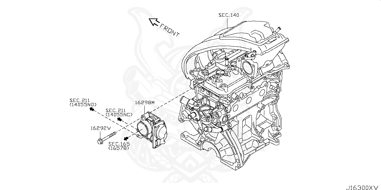 16119-1HC0E - Nissan - Throttle Chamber Assembly - Nengun Performance