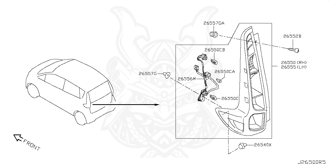 AY080-00057 - Nissan - Bulb - Nengun Performance