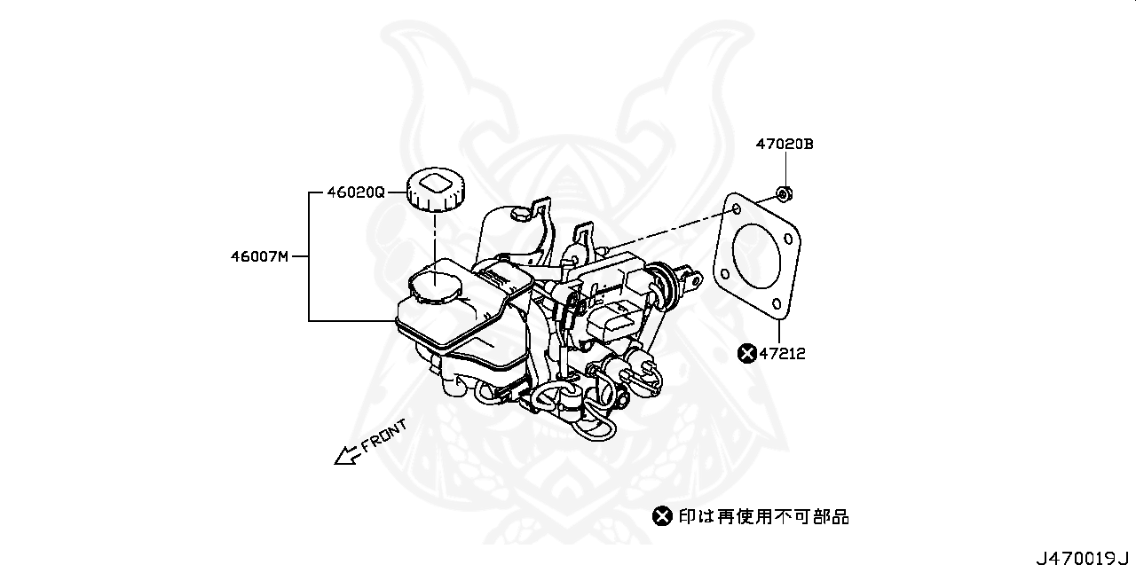 46007-4BC0B - Nissan - Controller Assembly, Brake - Nengun Performance