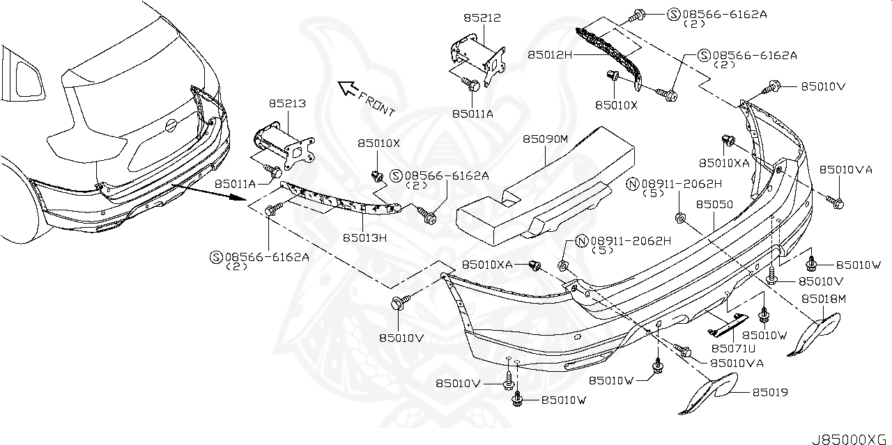 01553-10501 - Nissan - Clip - Nengun Performance