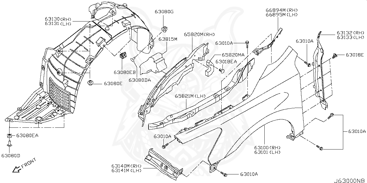 01454-N5061 - Nissan - Screw, Taping - Nengun Performance